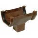 Brown Square Gutters & Downpipes | FloPlast UPVC Brown Square Guttering