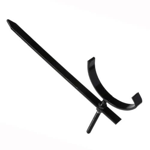 Cast Iron Half Round Gutter Rise & Fall Bracket - 100mm Galvanised ...
